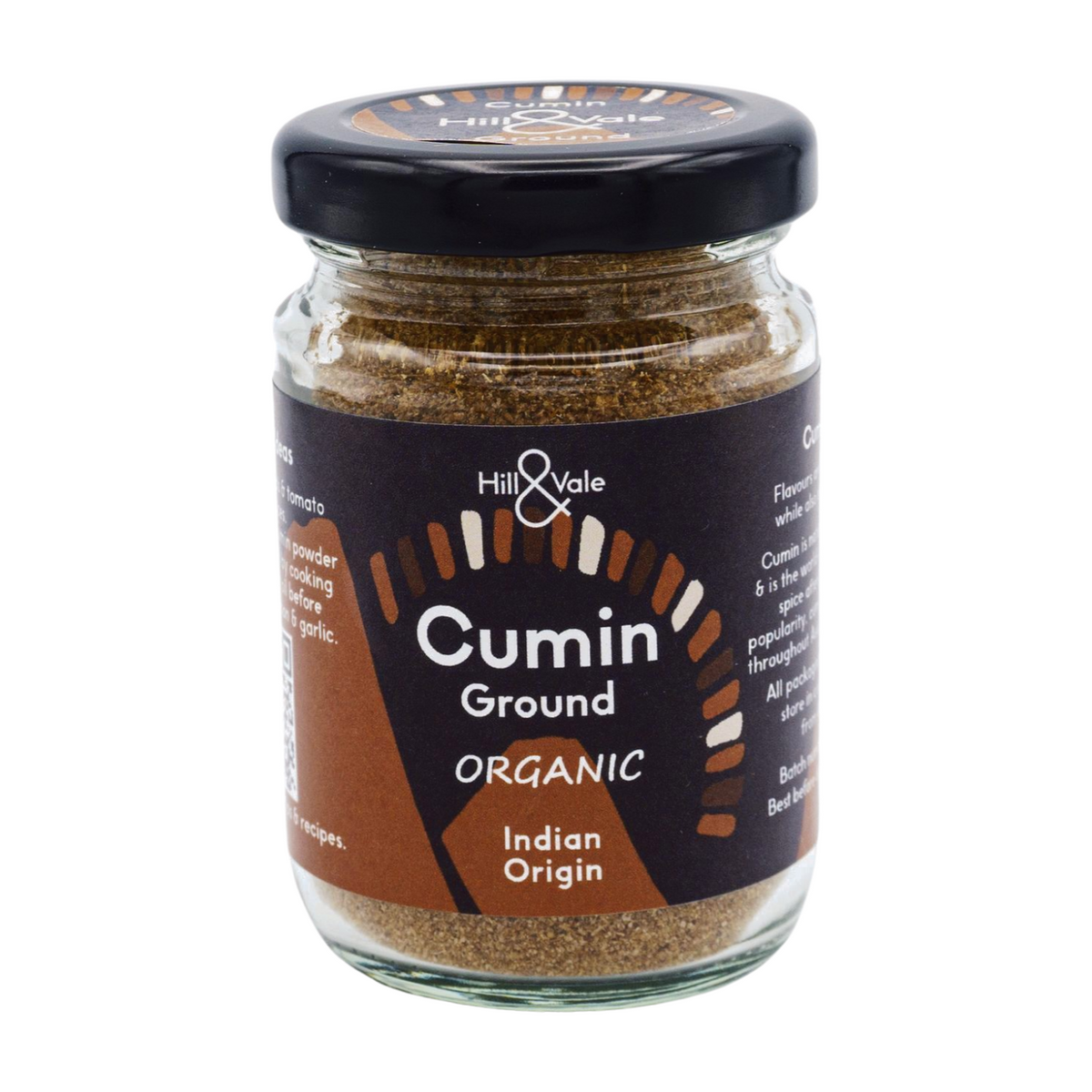 Hill & Vale Organic Cumin Ground (6x40g) – The Gorgeous Food Company