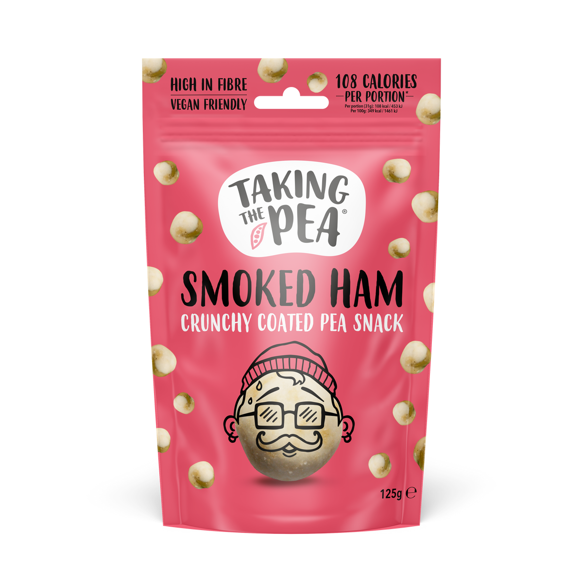 Taking The Pea Smoked Ham Crunchy Coated Pea Snack (7x125g) – The ...