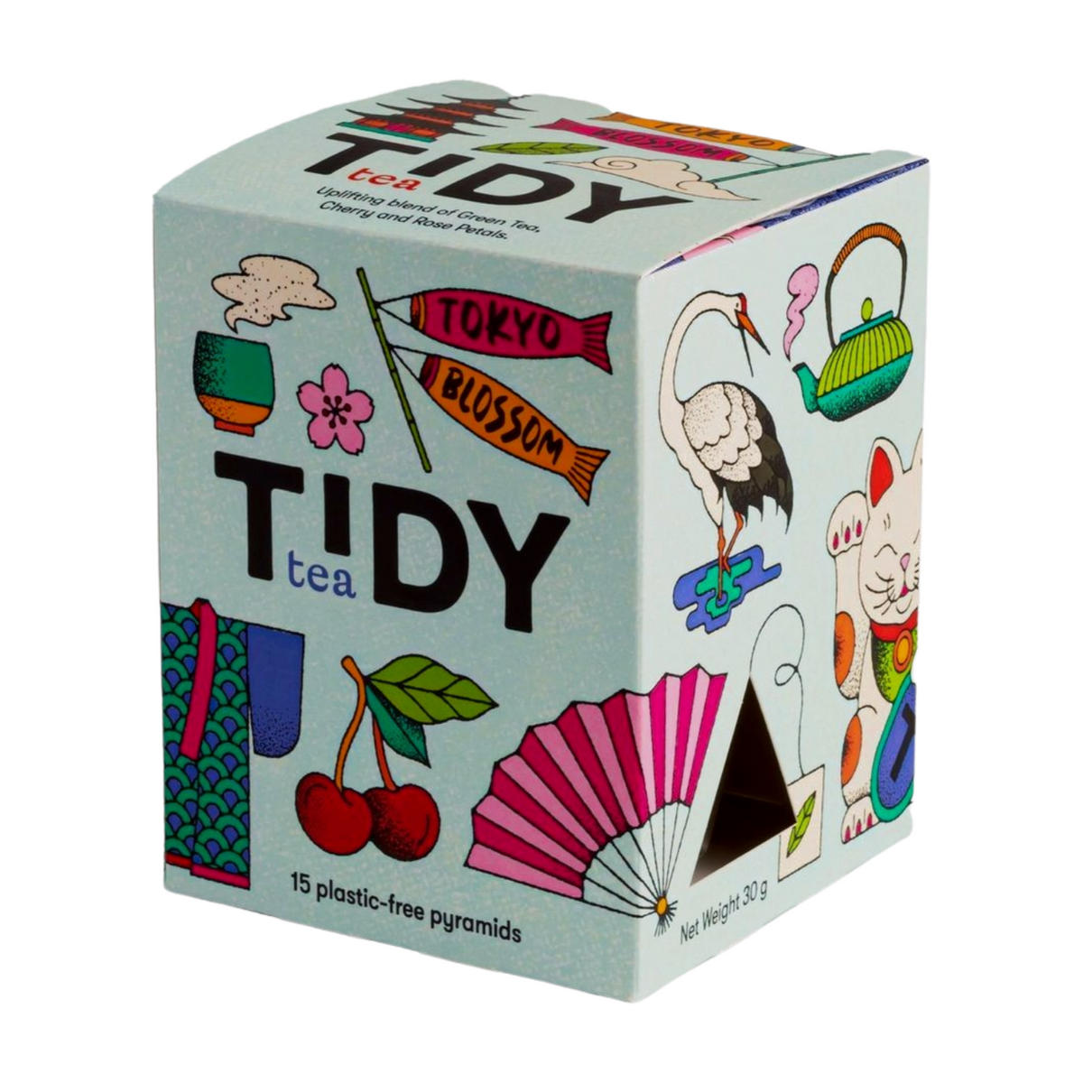 Tidy Tea Tokyo Blossom Tea (6x15 Pyramids) – The Gorgeous Food Company