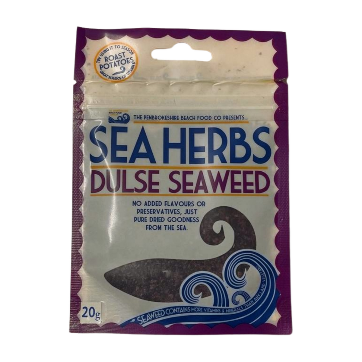 The Pembrokeshire Beach Food Company Sea Herbs Dulse Seaweed (10x20g ...