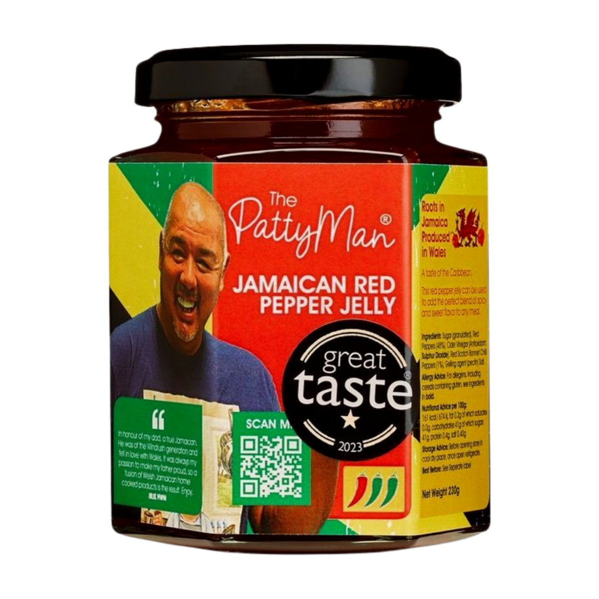 The Patty Man Jamaican Red Pepper Jelly (6x226g) – The Gorgeous Food ...