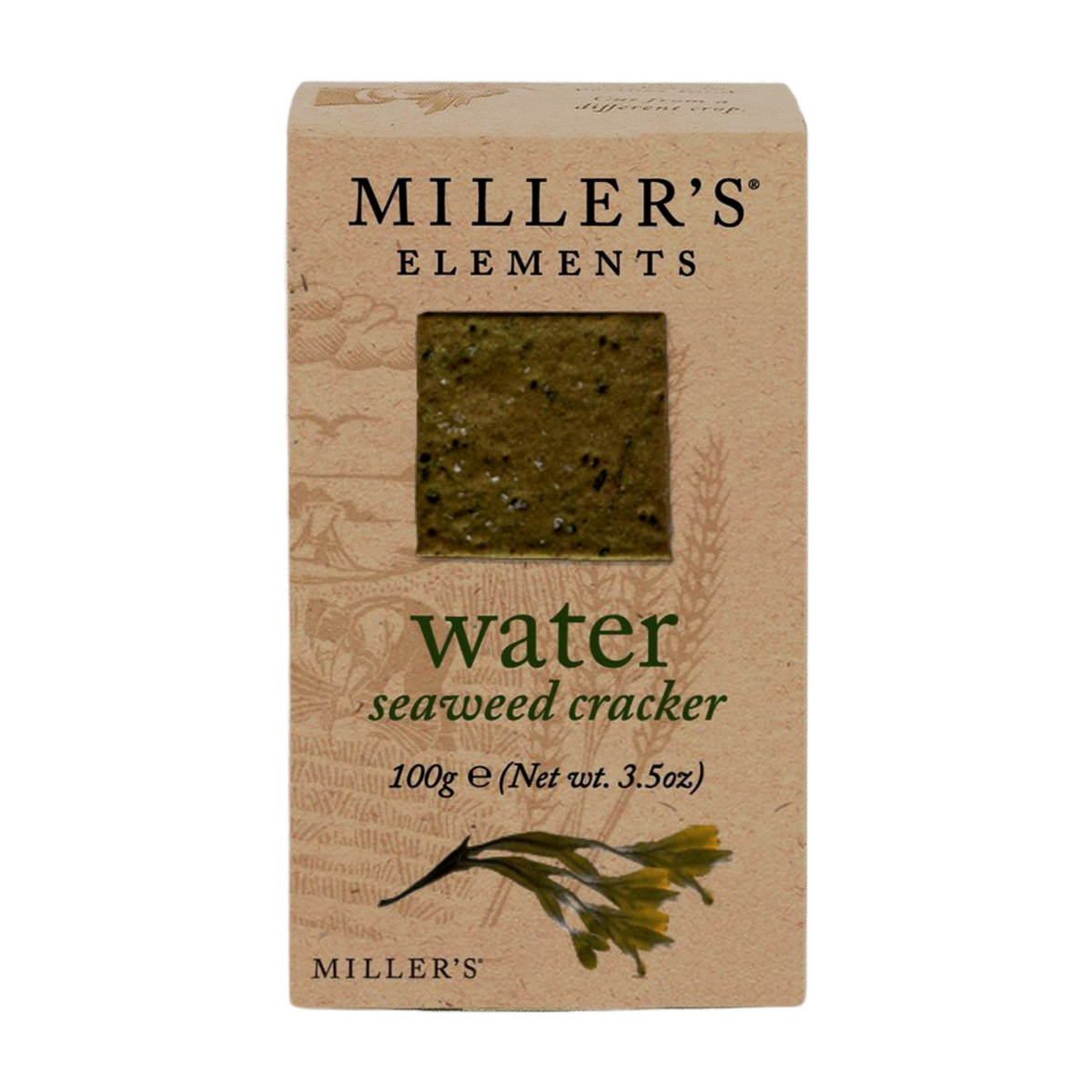 Artisan Biscuits Miller's Elements Water Seaweed Crackers (12x100g ...