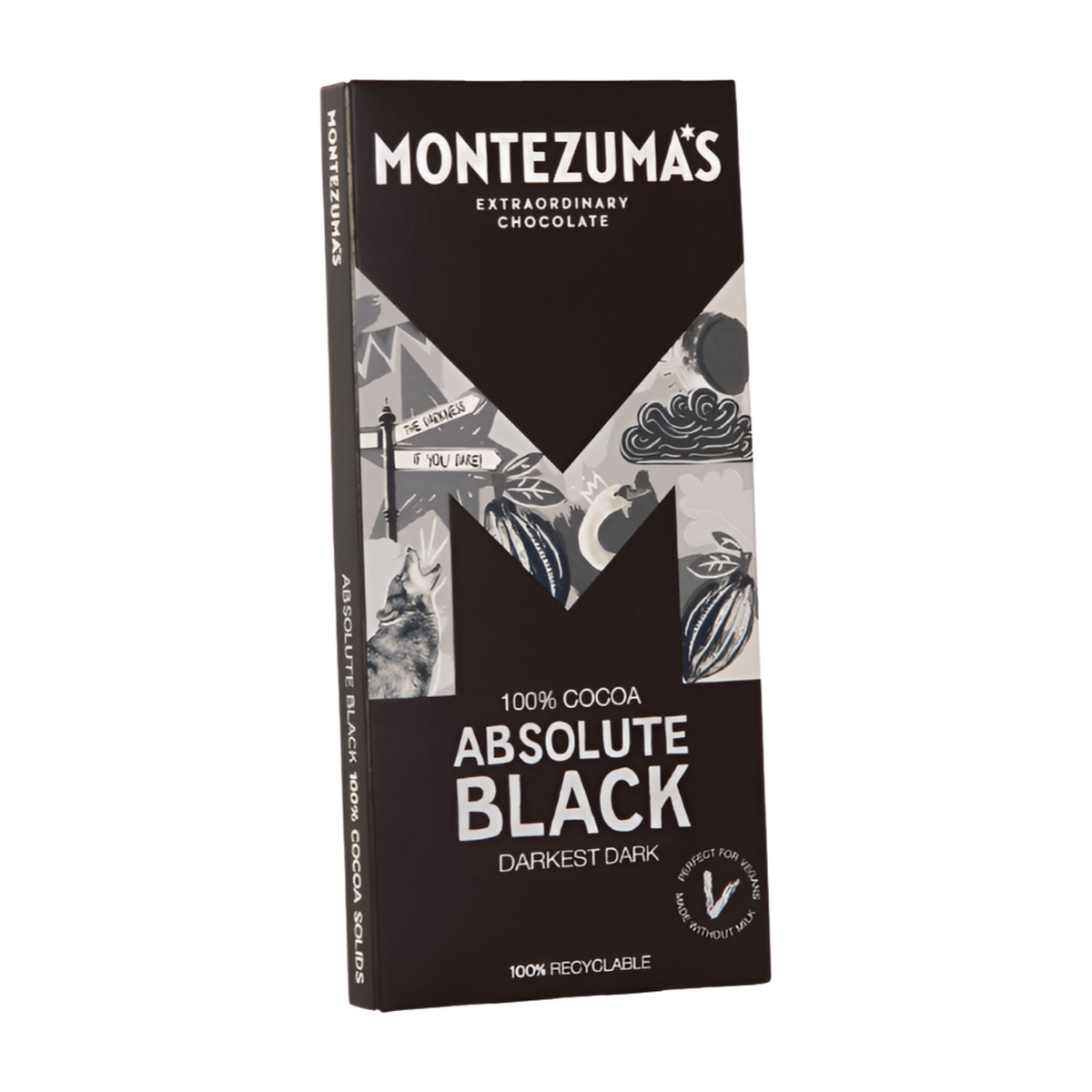 Montezuma's Absolute Black 100% Cacao (12x90g) – The Gorgeous Food Company