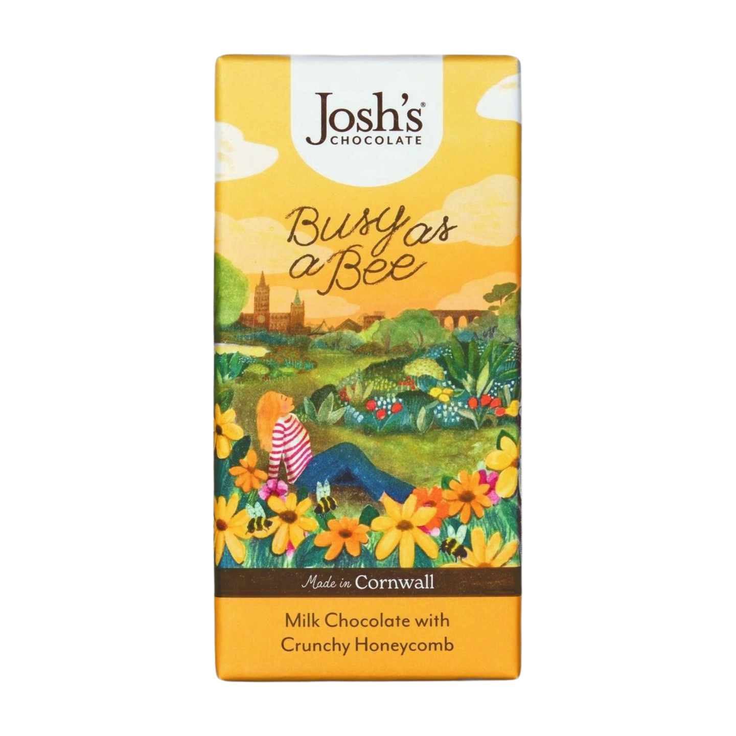 Josh's Chocolate Milk Chocolate Bar with Crunchy Honeycomb (20x90g ...
