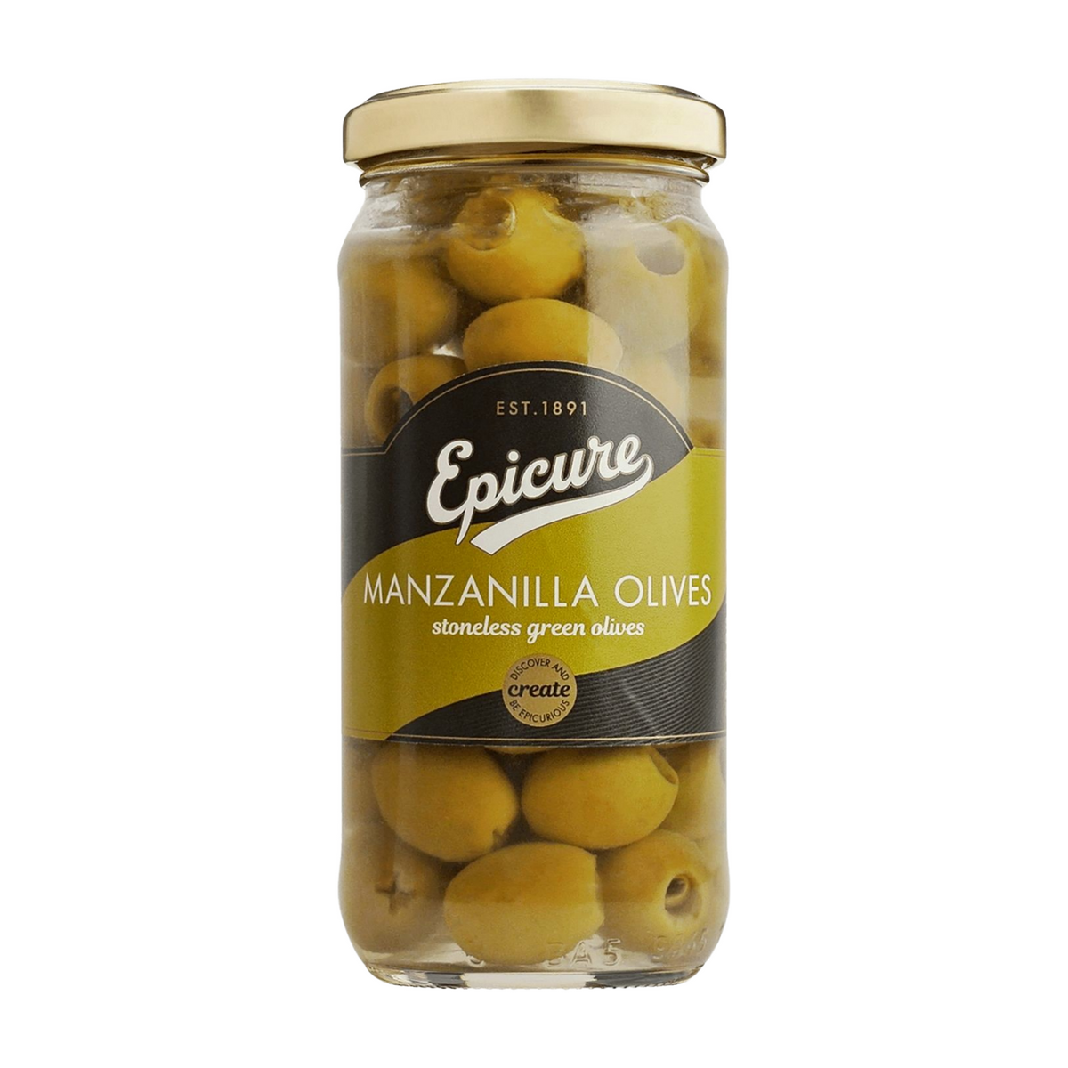 Epicure Stoneless Green Manzanilla Olives (12x235g) – The Gorgeous Food ...