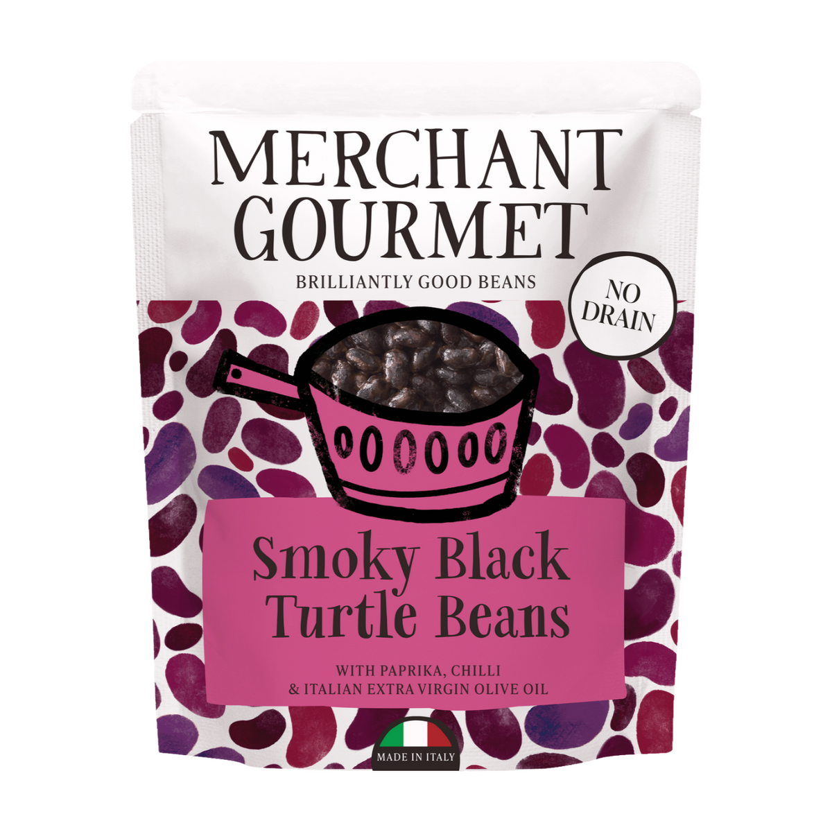 Merchant Gourmet Smoky Black Turtle Beans (6x240g) – The Gorgeous Food ...