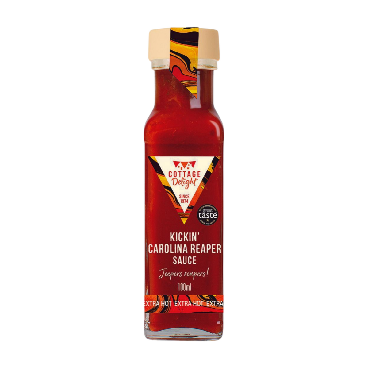 Cottage Delight Kickin' Carolina Reaper Sauce (6x100ml) – The Gorgeous ...