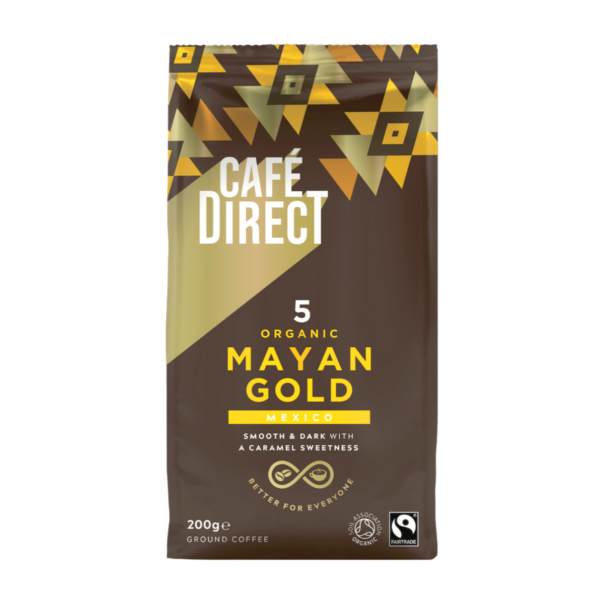 Cafe Direct Mayan Gold Organic Ground Coffee (6x200g) – The Gorgeous ...