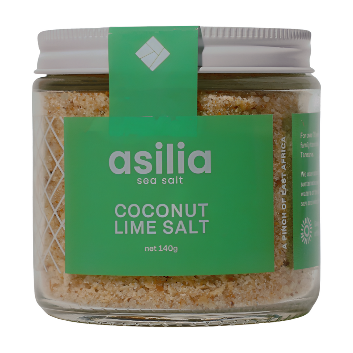 Asilia Sea Salt Coconut Lime Salt (6x140g) – The Gorgeous Food Company