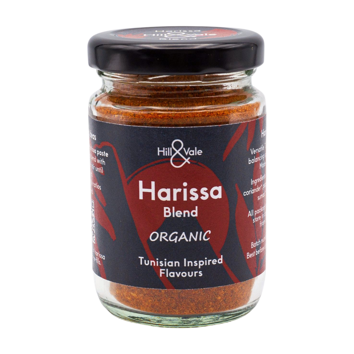 Hill & Vale Organic Harissa Blend (6x35g) – The Gorgeous Food Company
