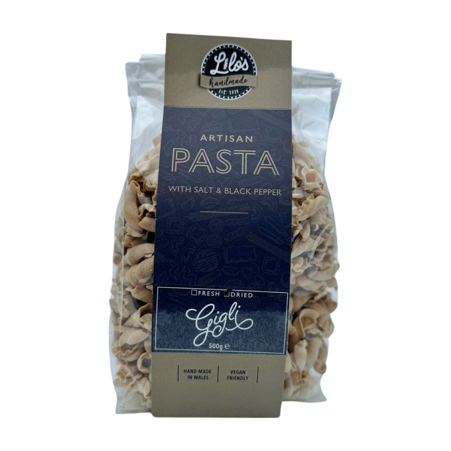 Lilo's Handmade Artisan Pasta with Salt & Black Pepper (5x500g) – The ...