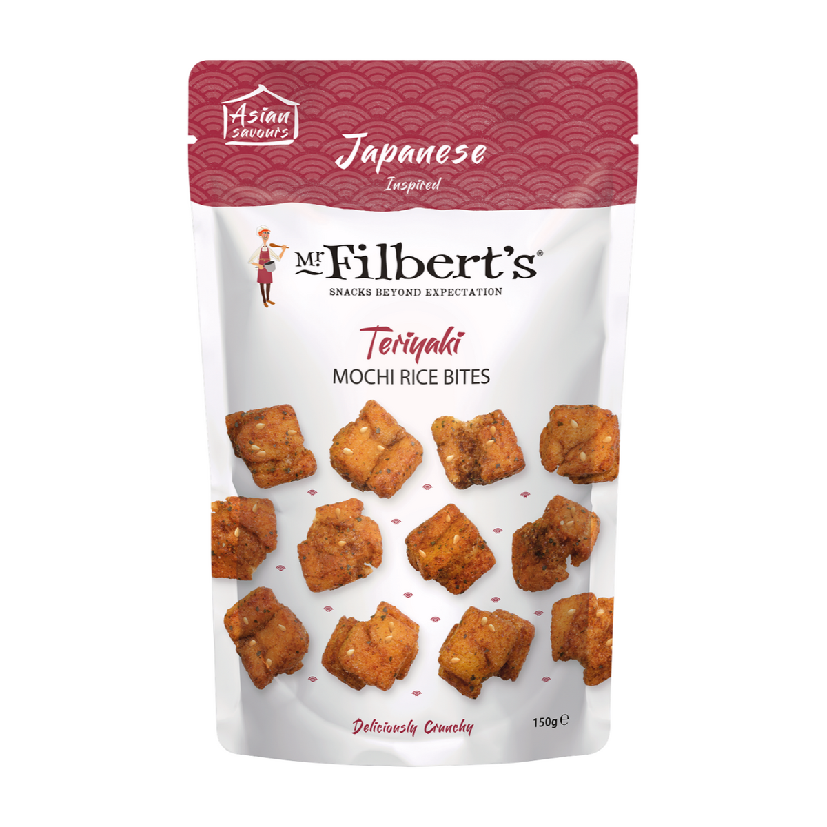Mr Filbert's Japanese Inspired Teriyaki Mochi Rice Bites (6x150g) – The ...