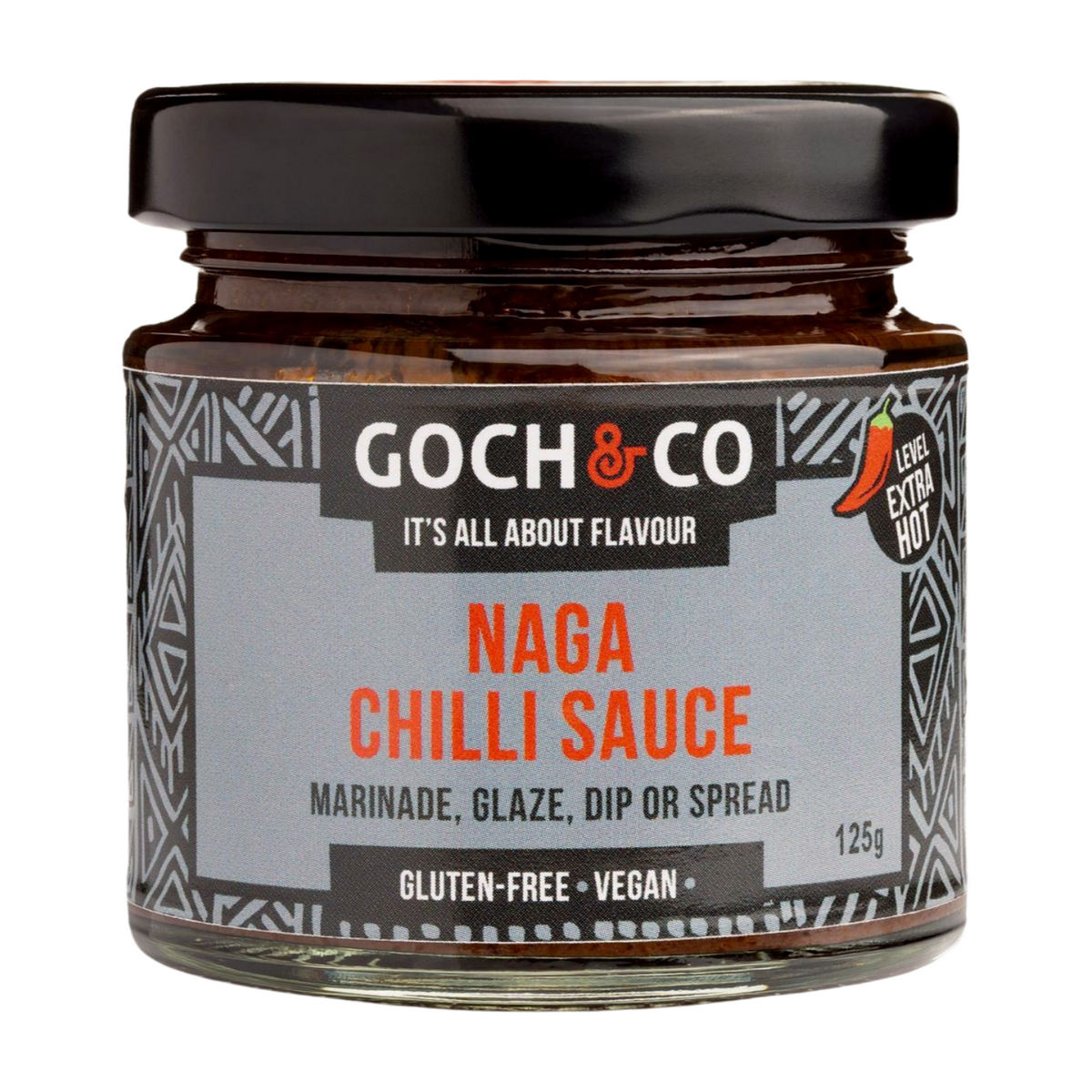 Goch & Co Naga Chilli Sauce (6x125g) – The Gorgeous Food Company