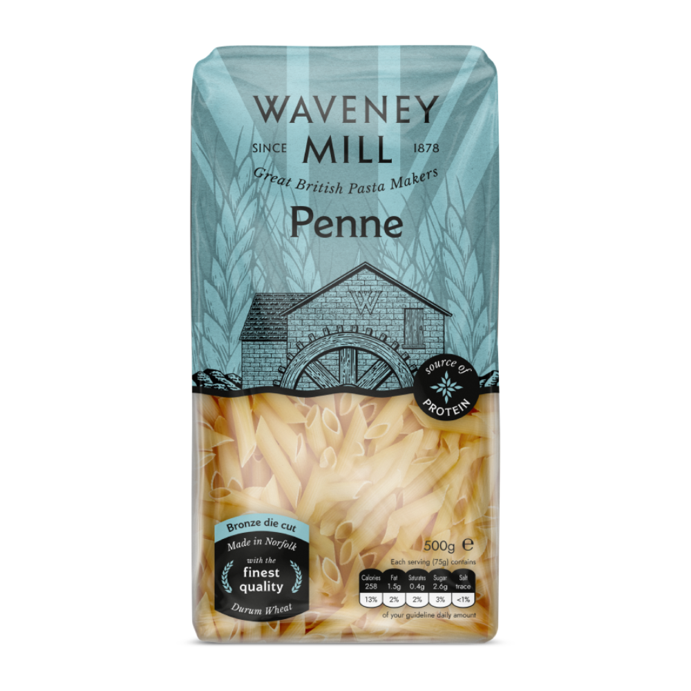 Waveney Mill Penne Premium British Pasta (10x500g) – The Gorgeous Food ...