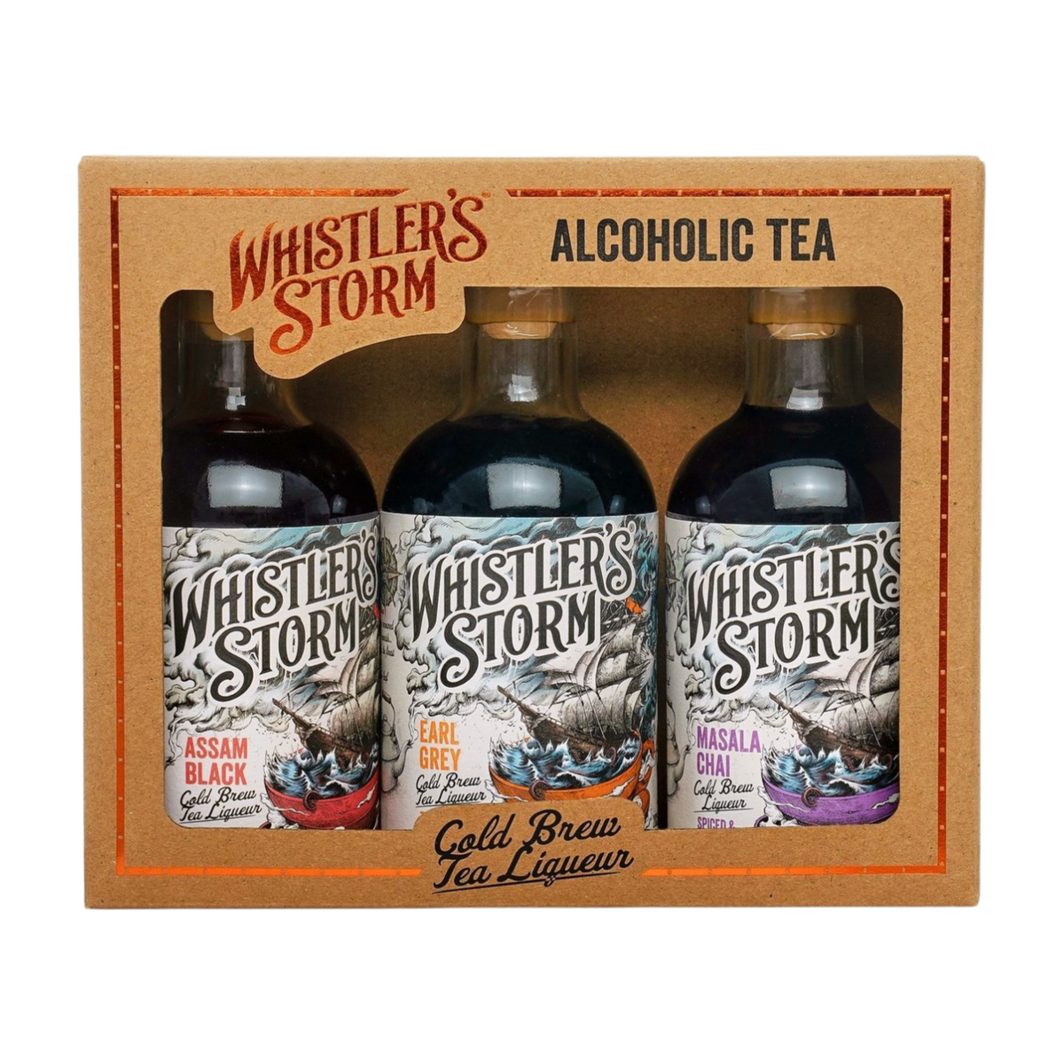 Whistler's Storm Tea Liqueur Gift Set (4xSets) – The Gorgeous Food Company