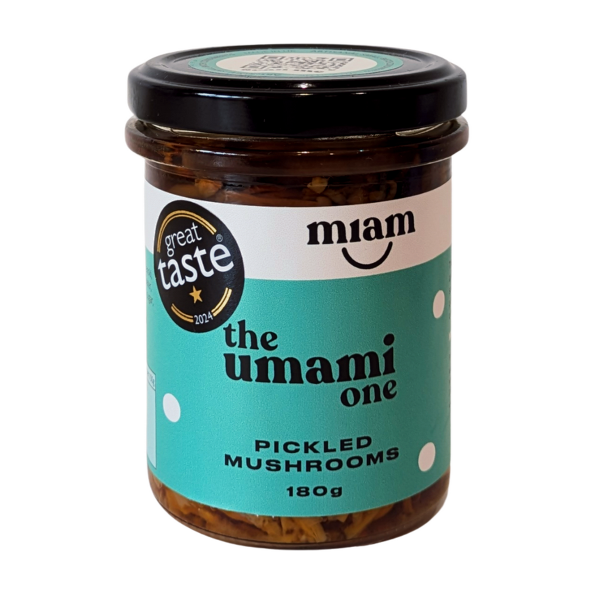 Miam The Umami One: Pickled Mushrooms (6x180g) – The Gorgeous Food Company