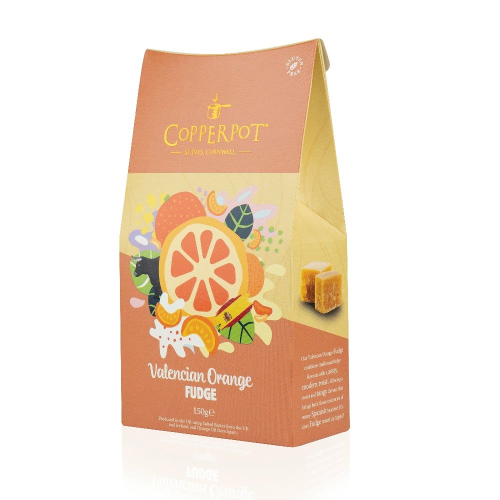 Copperpot Valencian Orange Fudge (10x150g) – The Gorgeous Food Company