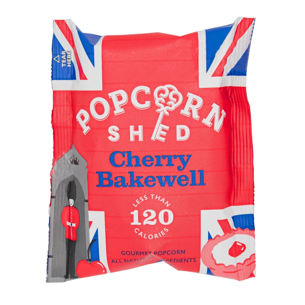 Popcorn Shed Cherry Bakewell Popcorn Snack Pack (16x24g) – The Gorgeous ...