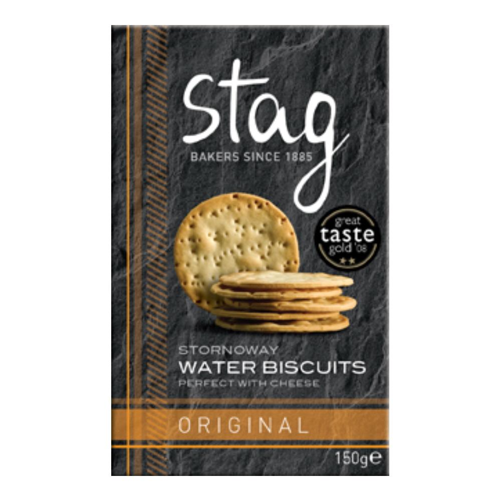 Stag Bakery Original Water Biscuits (12x150g) – The Gorgeous Food Company