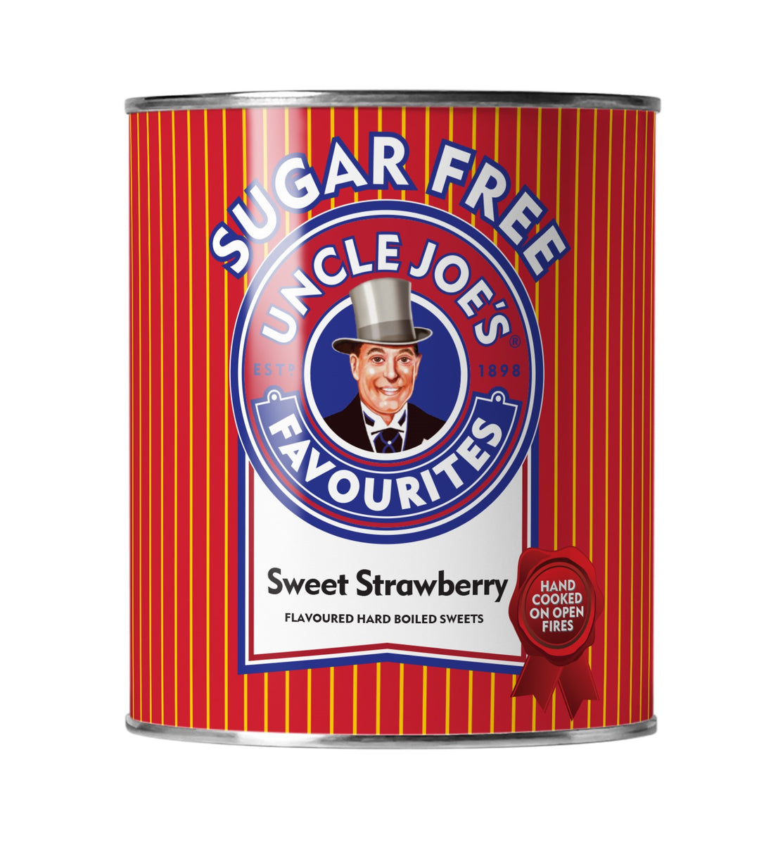 Uncle Joe's Sugar Free Sweet Strawberry Boiled Sweets (6x120g) – The ...